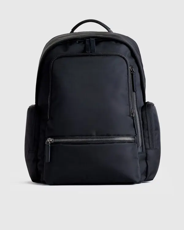 Quince Voyage Nylon Backpack - Black