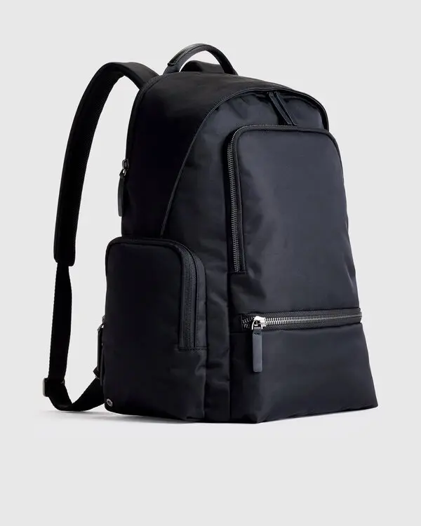 Quince Voyage Nylon Backpack - Black