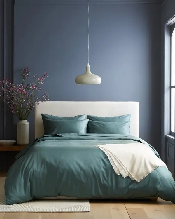 Quince Luxury Organic Sateen Duvet Cover Set - Pine