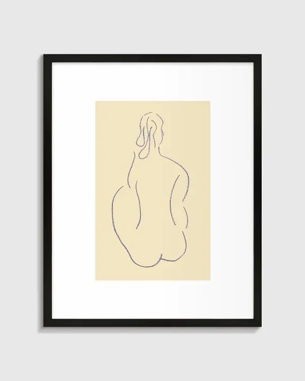 Quince Laurel Jeff Jackson, Wood Frame - Black