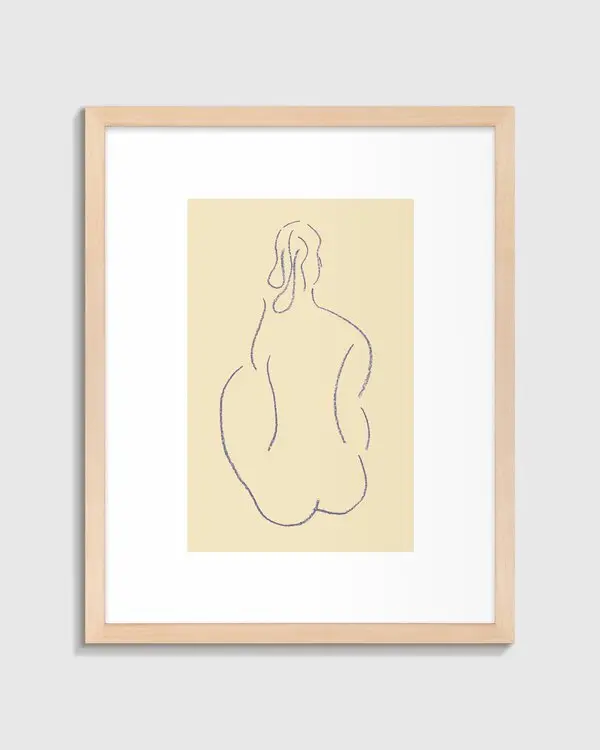 Quince Laurel Jeff Jackson, Wood Frame - Maple