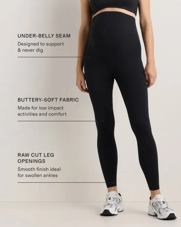 Quince Ultra-form Maternity Legging - Black