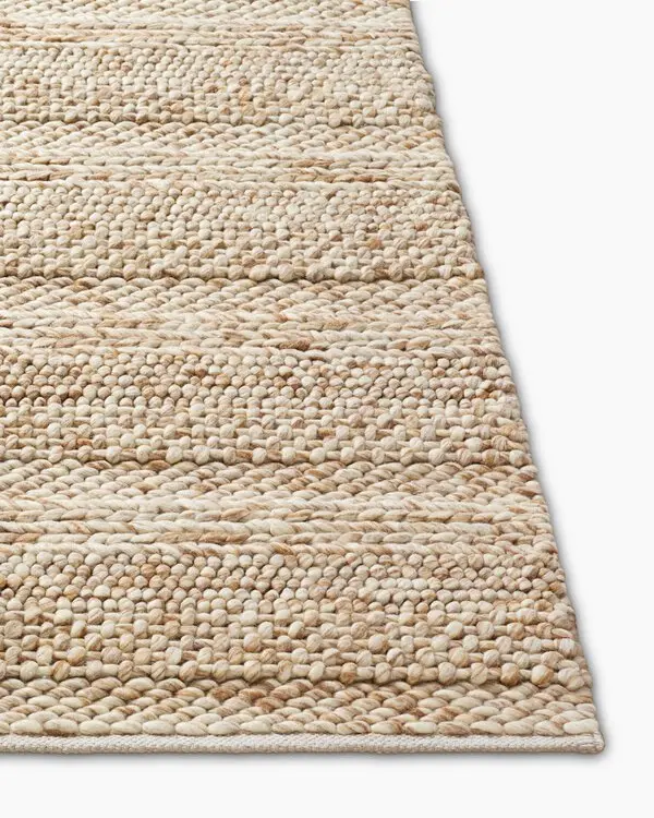 Quince Rowan Handwoven Wool Rug - Sand