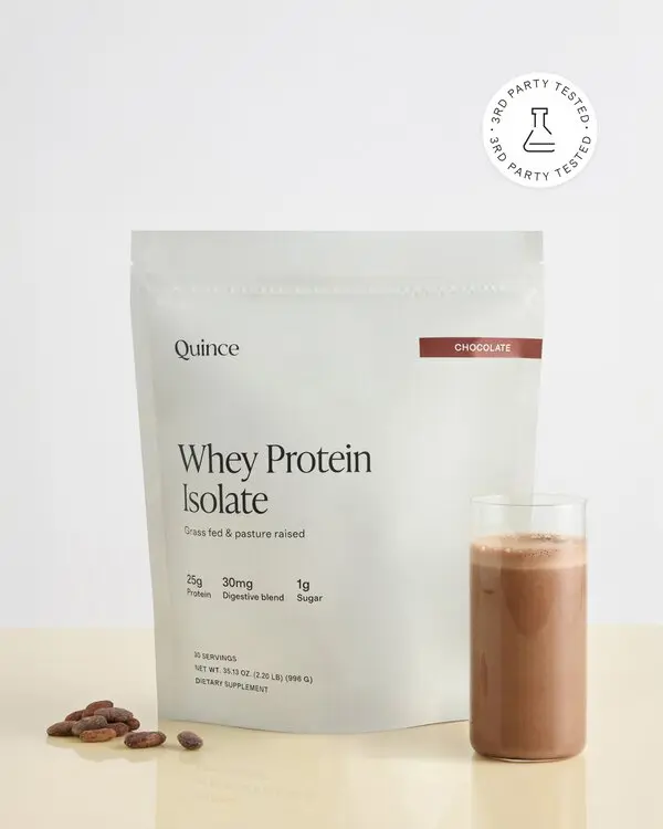 Quince Grass-fed Whey Protein Isolate - Chocolate