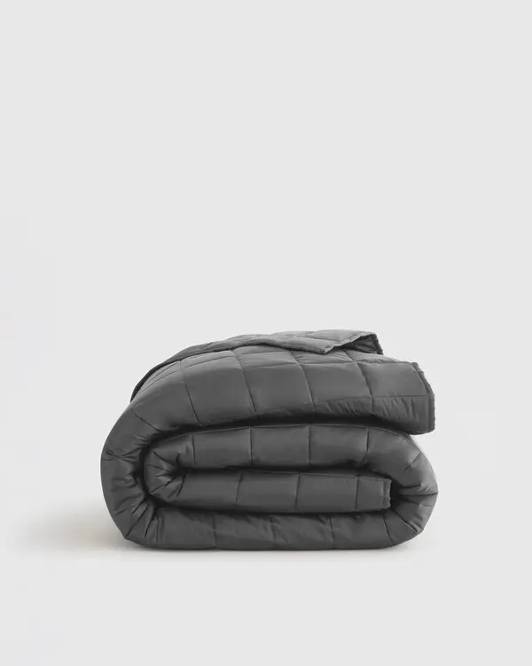 Quince Bamboo Box Quilt - Charcoal