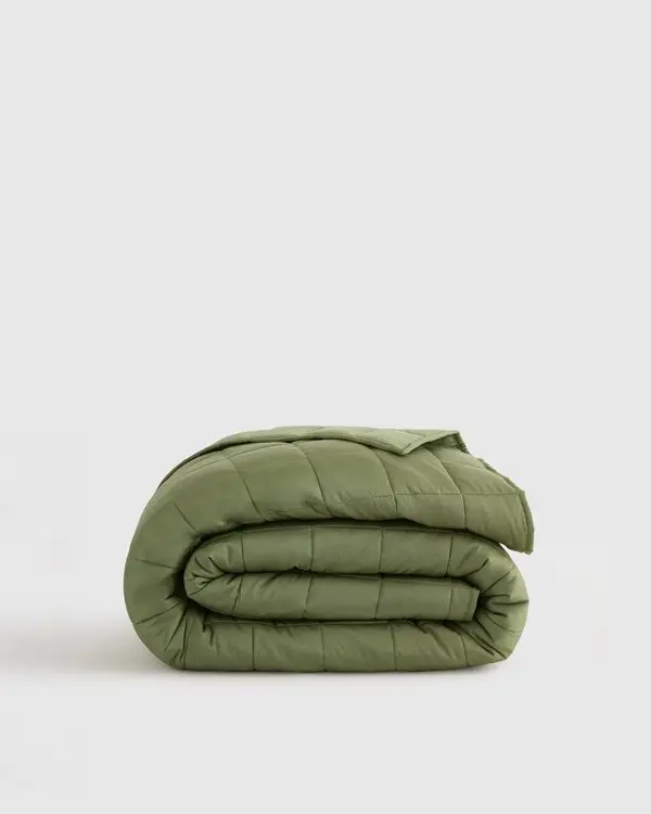 Quince Bamboo Box Quilt - Olive