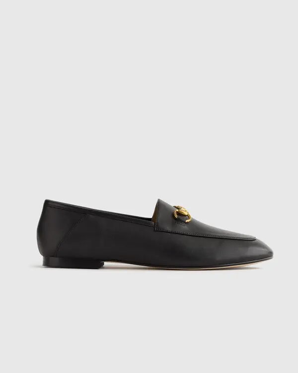 Quince Italian Leather Horsebit Loafer