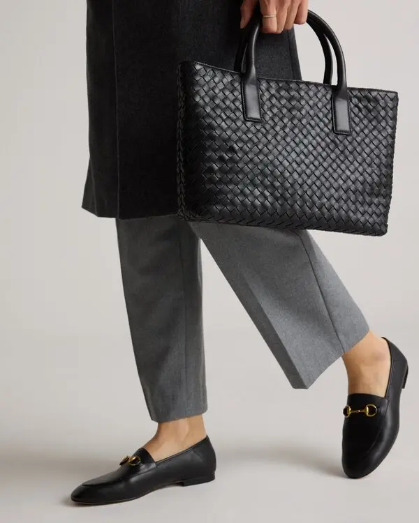 Quince Italian Leather Horsebit Loafer