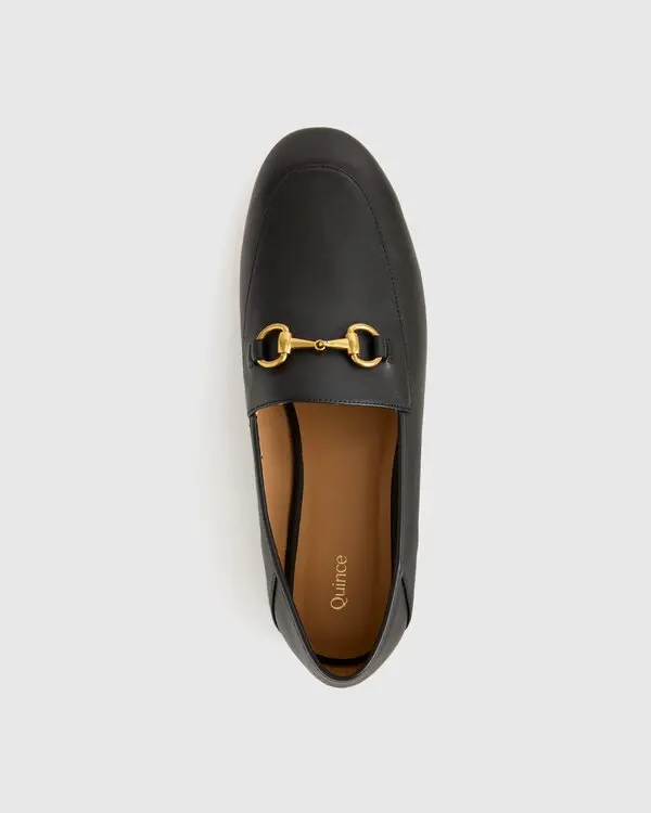 Quince Italian Leather Horsebit Loafer