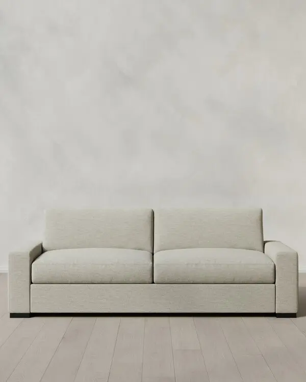 Quince Stillman Sofa In Performance Basketweave - Flax