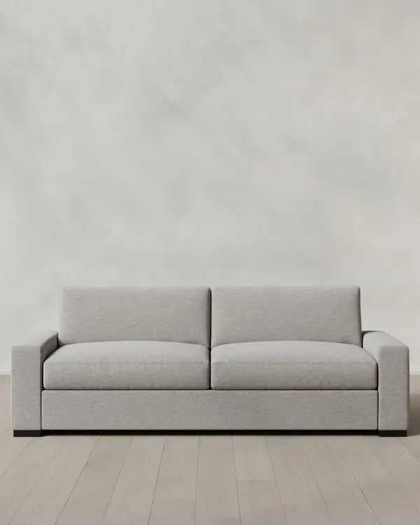 Quince Stillman Sofa In Performance Basketweave - Fog