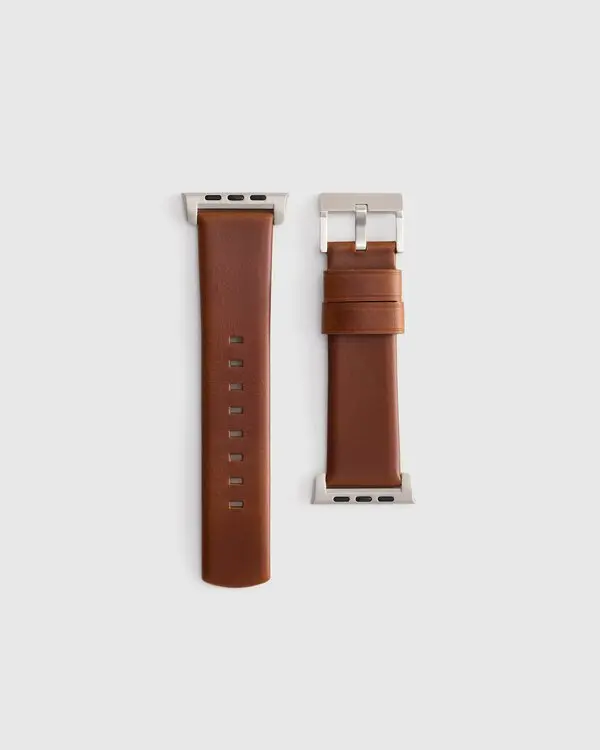 Quince Horween Leather Smartwatch Band - Cognac