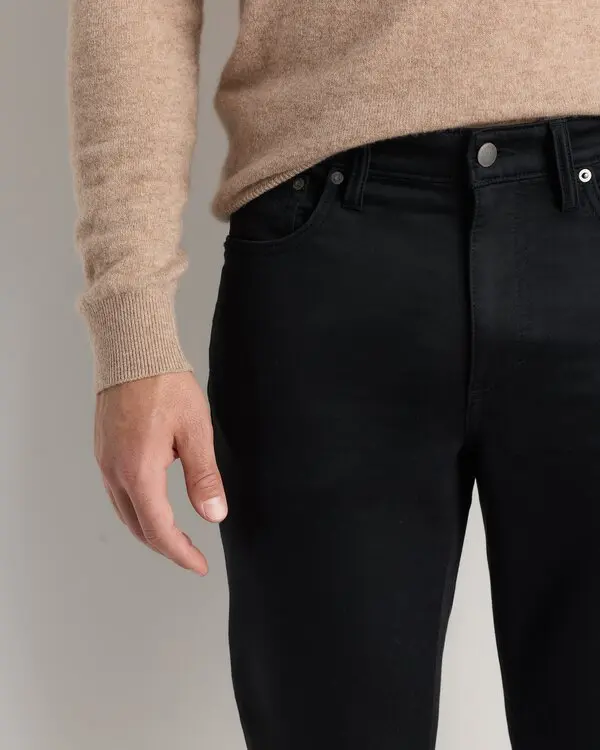 Quince Comfort Stretch Traveler Pants - Black