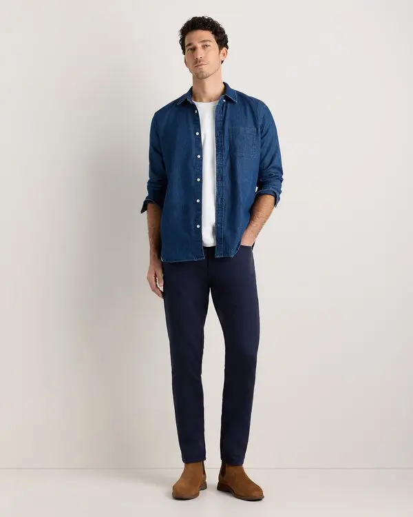 Quince Comfort Stretch Traveler Pants - Deep Navy