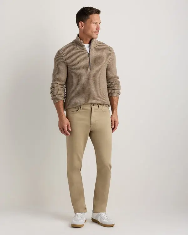 Quince Comfort Stretch Traveler Pants - Sand Dune