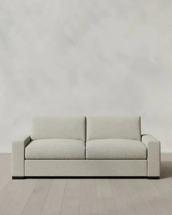 Quince Stillman Sleeper Sofa In Performance Basketweave - Flax