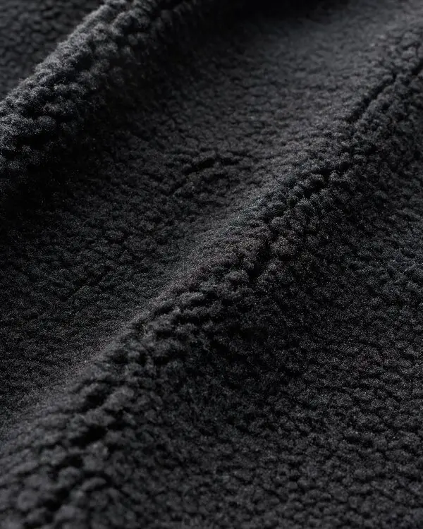 Quince Sherpa Barn Jacket - Black
