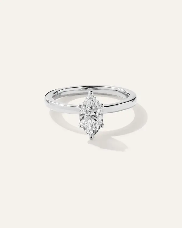 Quince Lab Grown Diamond Marquise Engagement Ring - White Gold