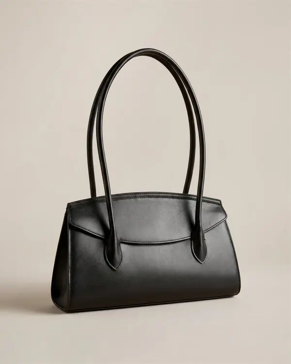Quince Amelie Shoulder Bag - Black