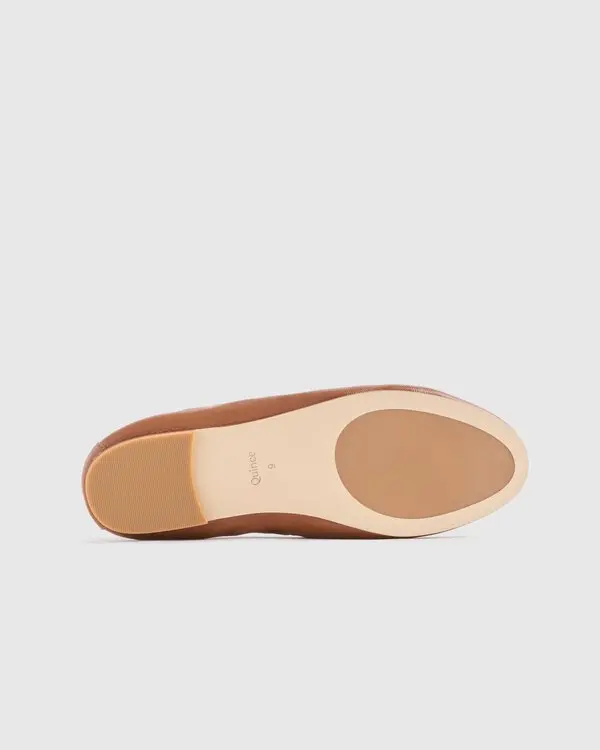 Quince Italian Leather Loafer - Cognac