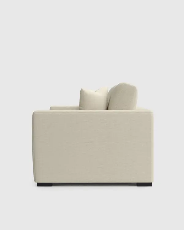 Quince Oasis Sofa In Performance Linen - Ivory