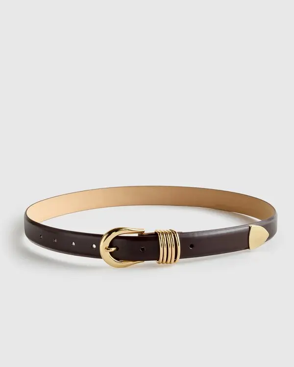 Quince Sculptural Link Watch Band - Espresso