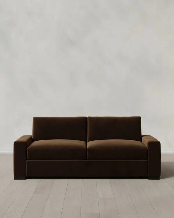 Quince Stillman Performance Velvet Sofa - Java