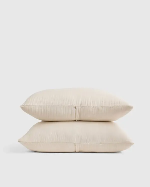 Quince Gauze Sham Set - Undyed
