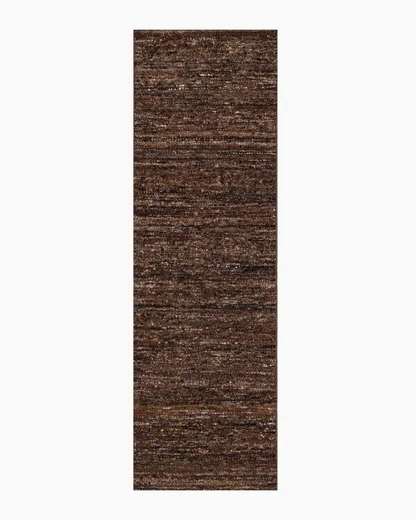 Quince Liam Handwoven Wool Boucle Rug - Brown