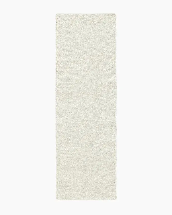 Quince Liam Handwoven Wool Boucle Rug - Ivory
