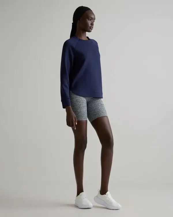 Quince Cloudcomfort Crewneck Sweatshirt - Deep Navy