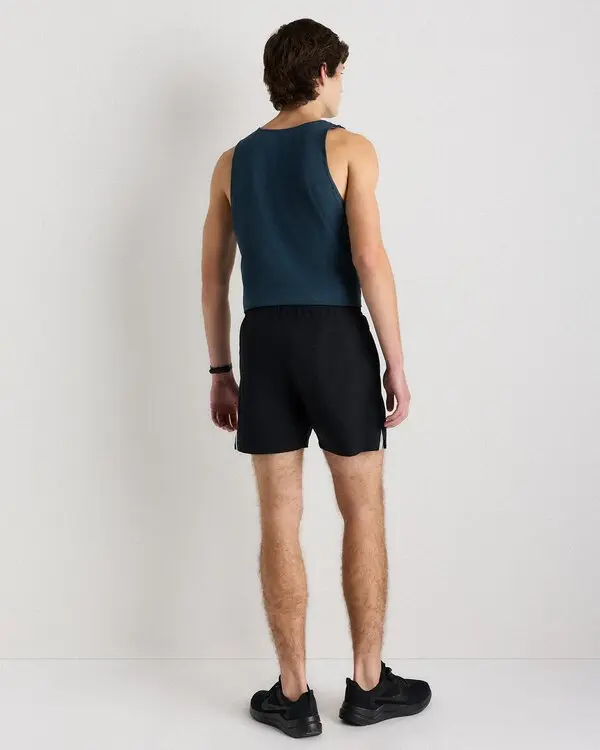 Quince Classic Lined Run Shorts - Black