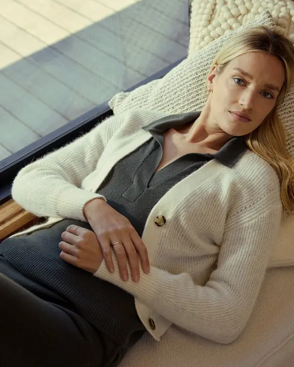 Quince Alpaca Cropped Cardigan