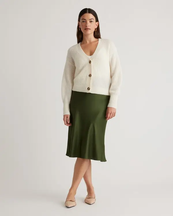 Quince Alpaca Cropped Cardigan