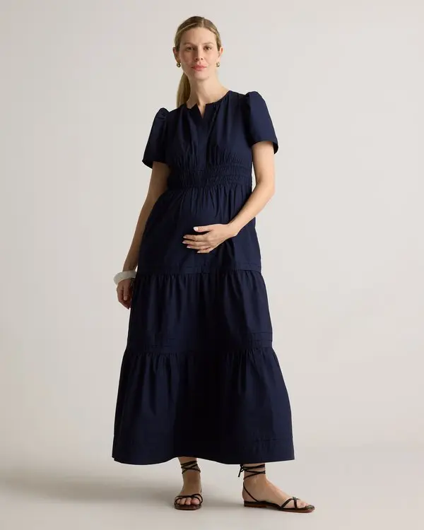 Quince Maxi Dress - Navy