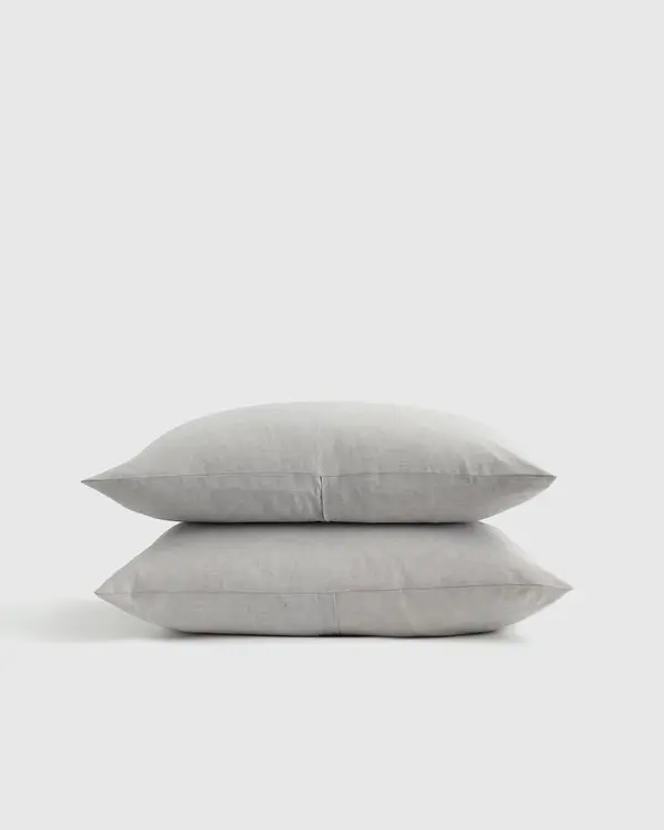 Quince Mongolian Cashmere Cotton Sham Set - Grey