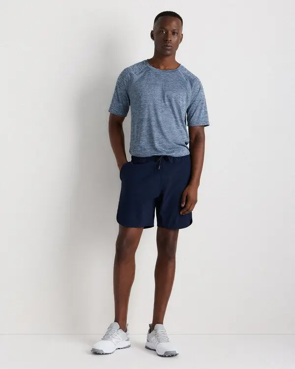 Quince Sweat Tech Training Lined Short - Deep Navy