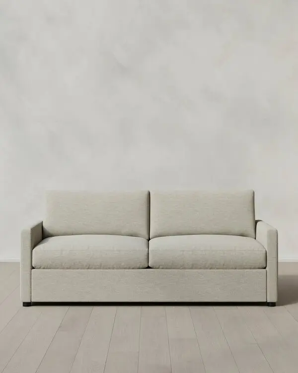 Quince Brennan Sofa In Performance Basketweave - Flax