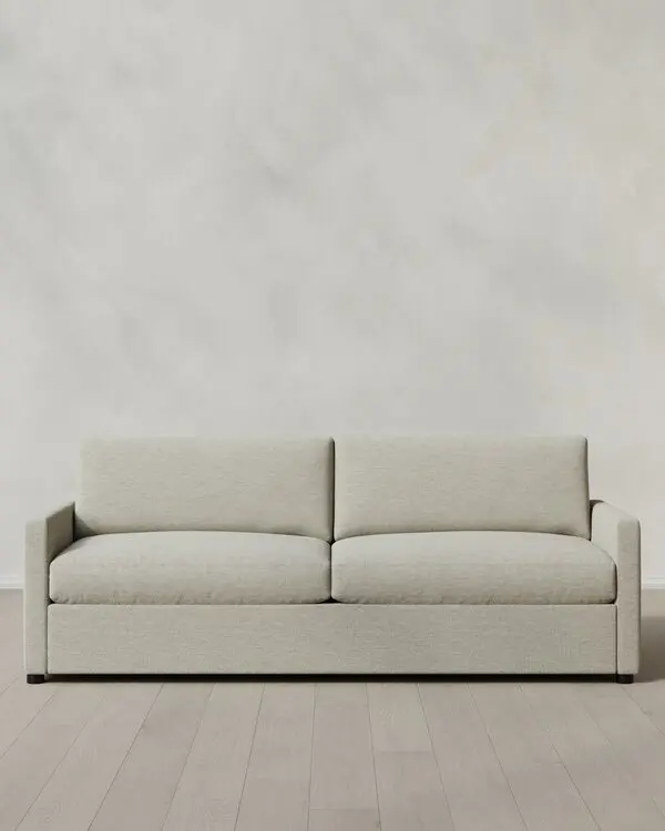 Quince Brennan Sofa In Performance Basketweave - Flax