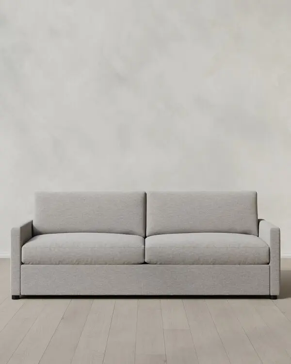 Quince Brennan Sofa In Performance Basketweave - Fog