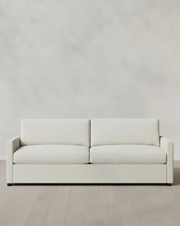 Quince Brennan Sofa In Performance Basketweave - Ivory