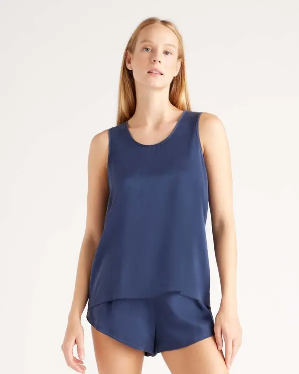 Quince Pajama Tank Top - Indigo