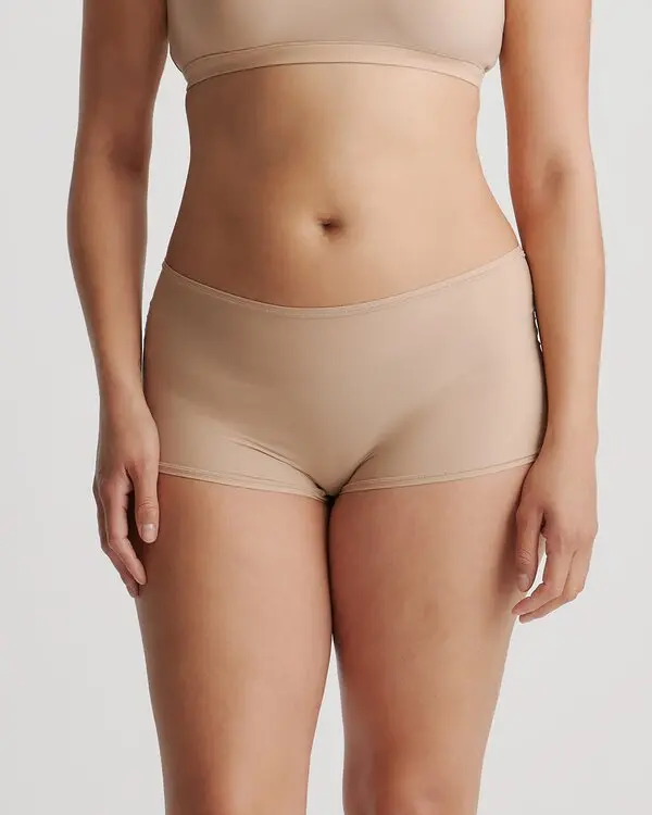 Quince Second Skin Boyshort - Sand
