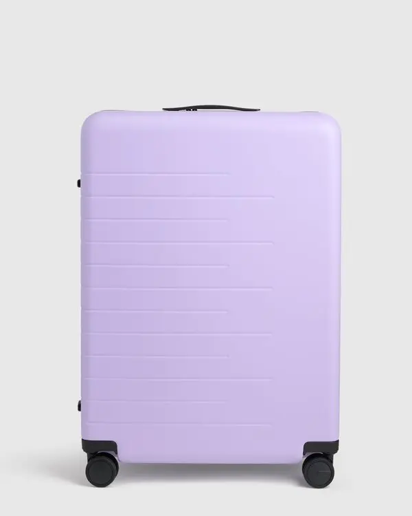 Quince Large Check-in Suitcase - Lavender