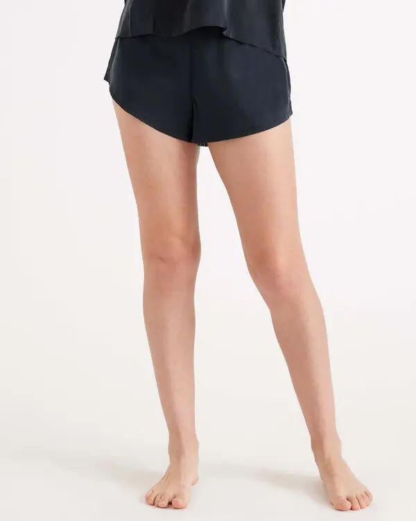 Quince Pajama Shorts - Black