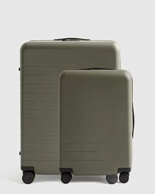 Quince Carry-on And Medium Check-in Suitcase Set - Olive