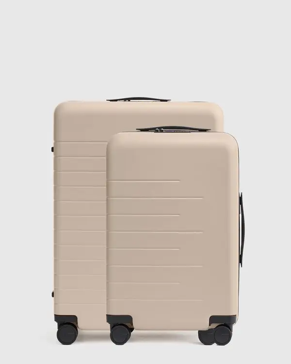 Quince Carry-on And Medium Check-in Suitcase Set - Tan
