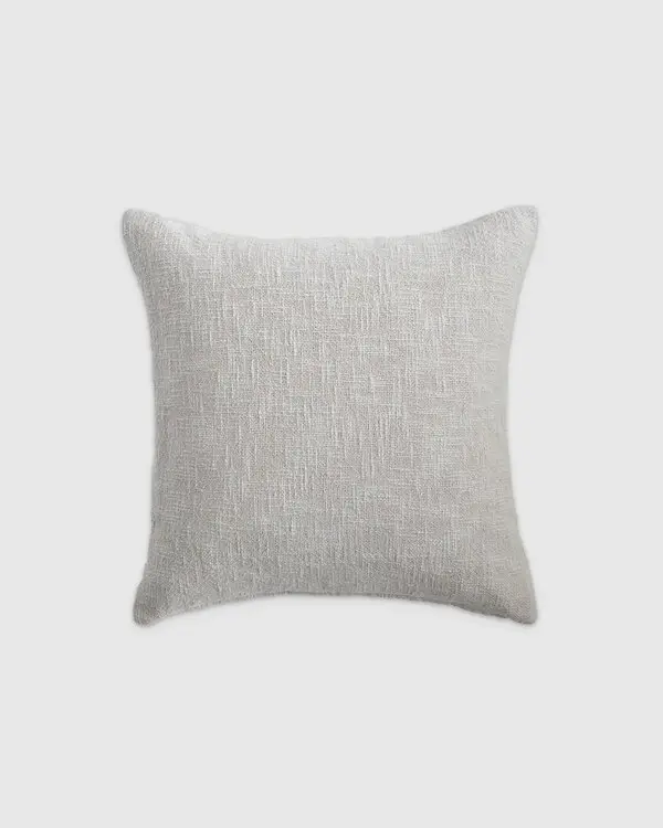 Quince Cotton Slub Pillow Cover - Grey
