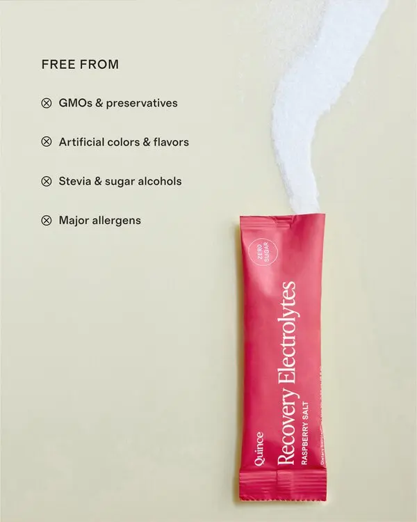 Quince Recovery Zero Sugar Hydration - Raspberry Salt
