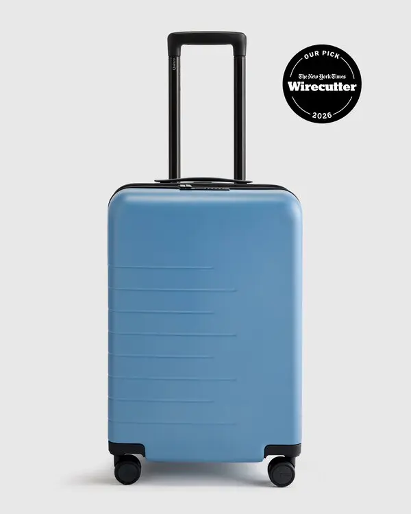 Quince Polycarbonate Carry-on Suitcase - Blue